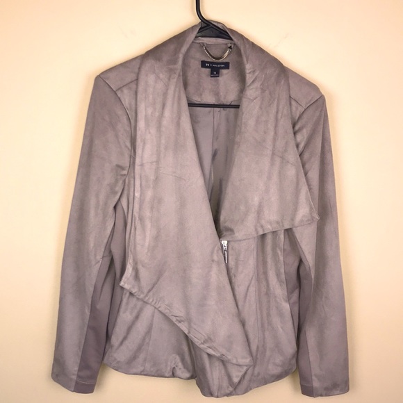 H by Halston | Jackets & Coats | Nwot H By Halston Womens Vegan Suede ...
